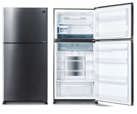 קניון הרהיטים חלבי מותקאל בע''מ | מקרר SHARP מקפיא עליון SJ-3655-BK/WH/BG/DS | מקררים ומקפיאים ...